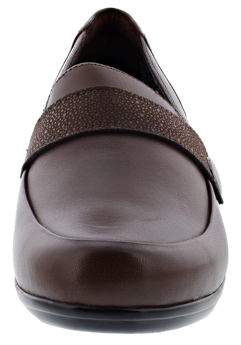 Clarks Emily Andria Slip-On Loafer Pump Shoes Women's | Shoe City