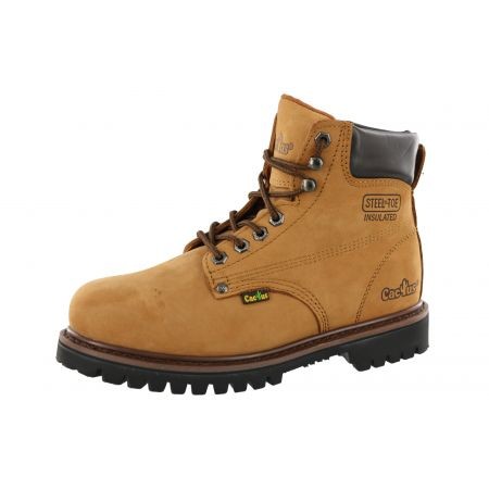 Cactus Leather Slip and Oil Resistant Work Boots - Men's | Shoecity ...