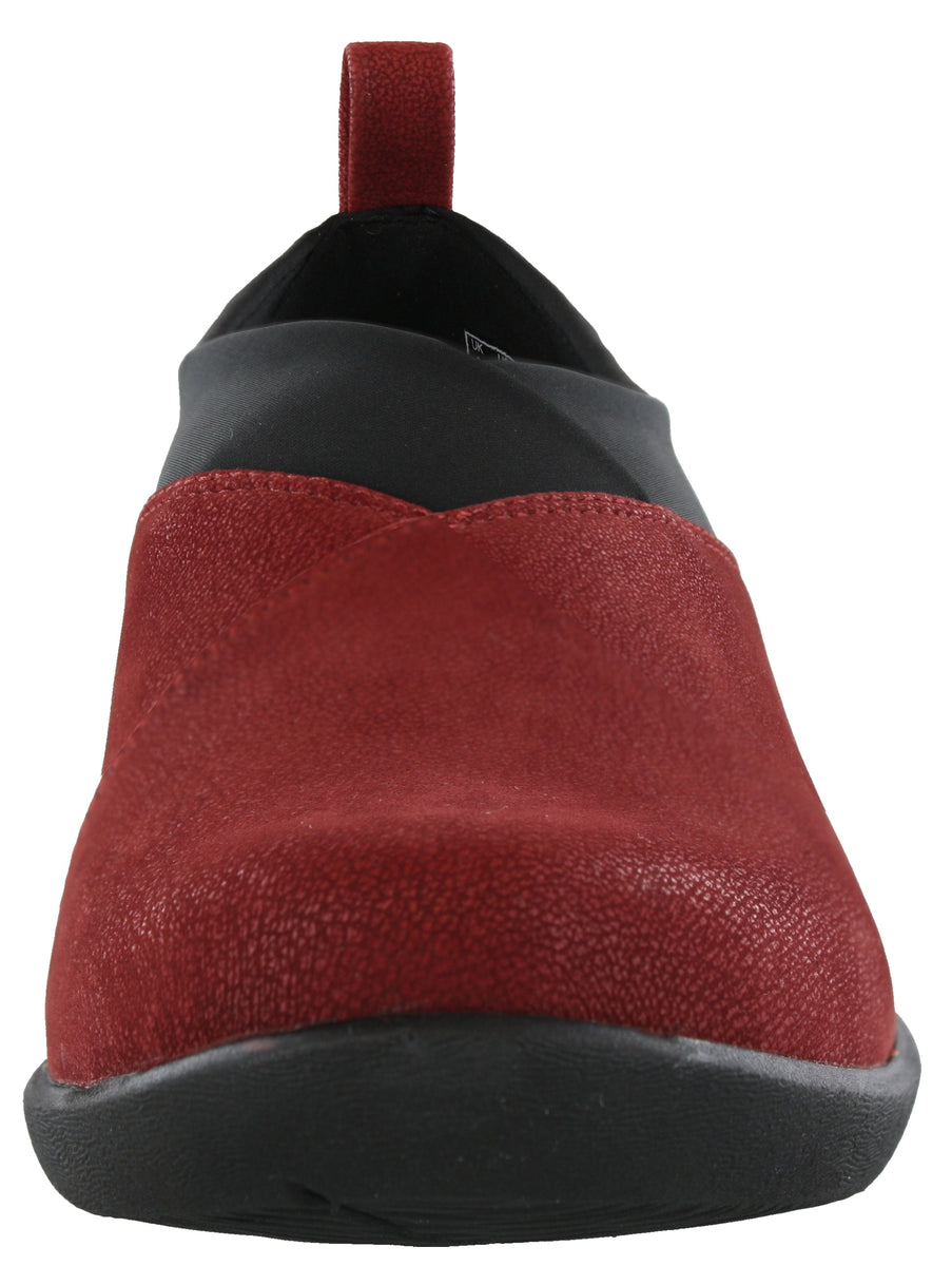 Clarks Women Sillian Greer Red Red Casual Shoes - Womens | Shoe City